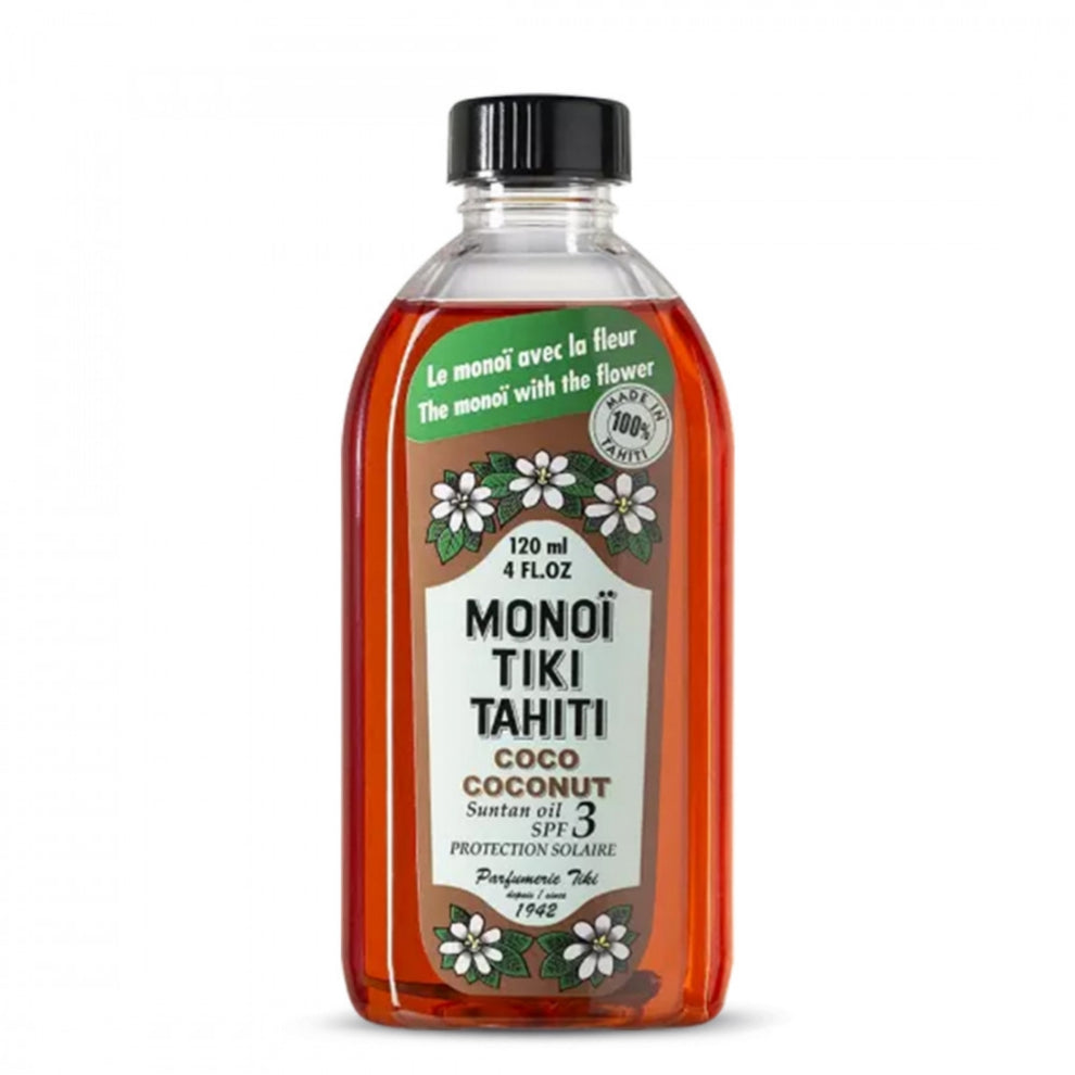 Monoï Bronceador Coco 120 ml – Monoï Tiki Tahiti
